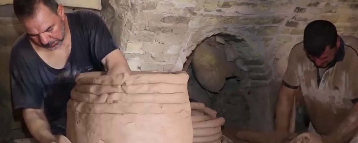 Shape — Clay oven “Tannour” – Designed in Iraq