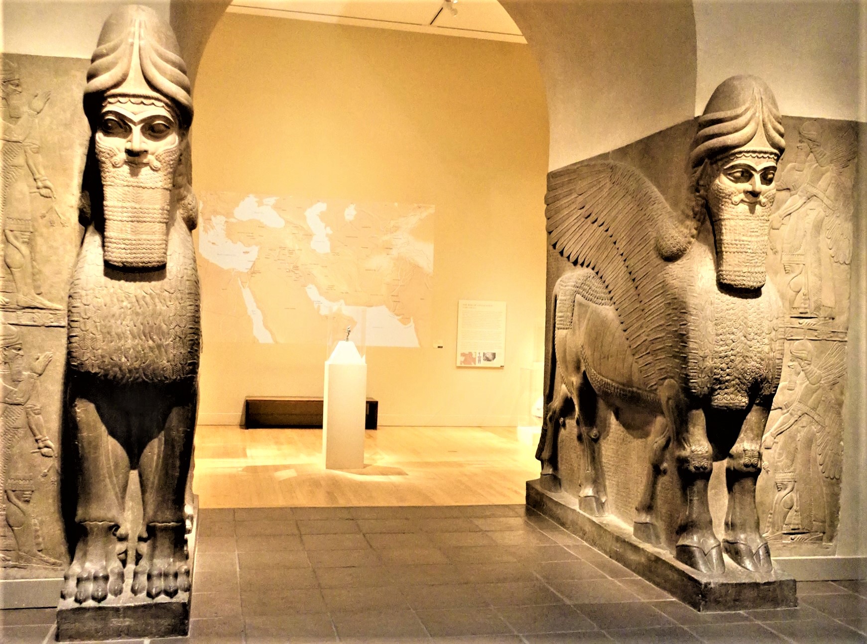 Shape — Lamassu (human-headed winged bull) – Designed in Iraq